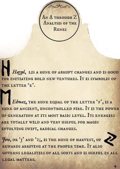 Advanced Rune Translation/Page Four | Dumbledore's Army Role-Play Wiki ...