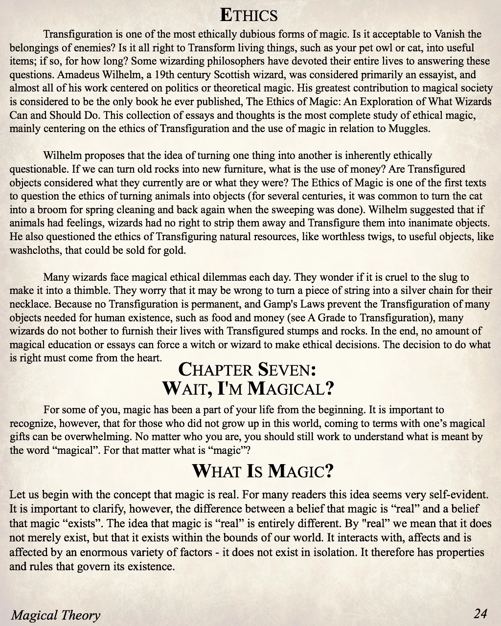 Magical Theory/Page Twenty Four | Dumbledore's Army Role-Play Wiki | Fandom
