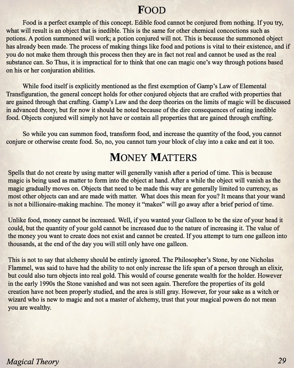 Magical Theory/Page Twenty Nine | Dumbledore's Army Role-Play Wiki | Fandom