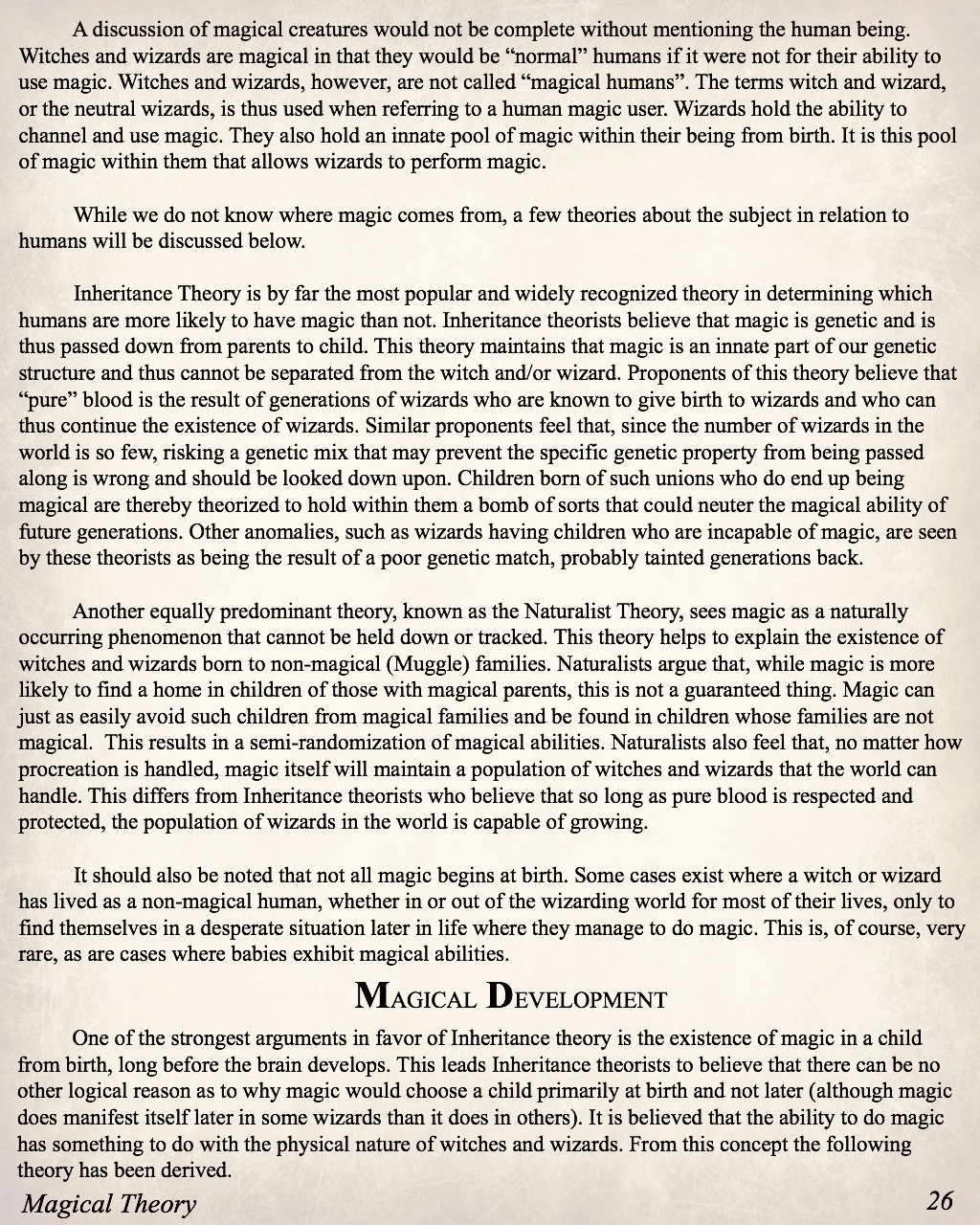 Magical Theory/Page Twenty Six | Dumbledore's Army Role-Play Wiki | Fandom
