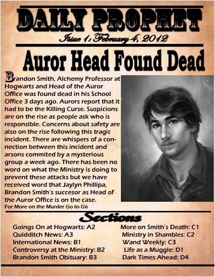 Daily Prophet/Issue 1 | D.A. Roleplay Wiki | Fandom