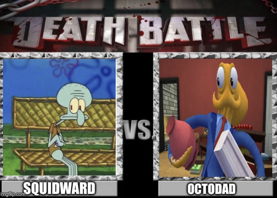 Squidward vs. Octodad | Dumbs man3’s death battles Wiki | Fandom