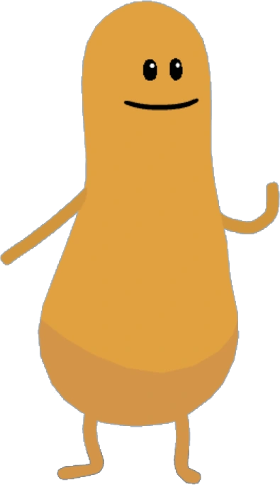 Dumb Ways To Die Characters Red Button