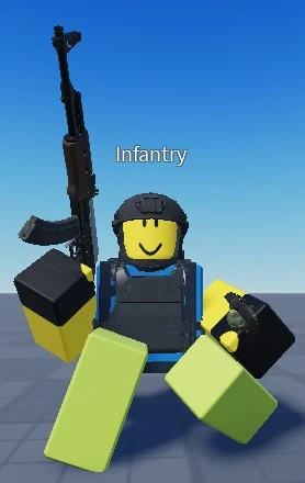 Infantry | Dummies vs Noobs:Poseidon's Hunting Grounds Wiki | Fandom