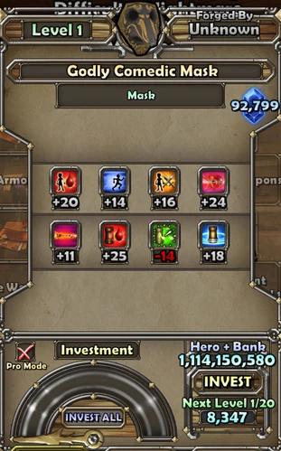 Comedic Mask | Dungeon Defenders Wiki | Fandom