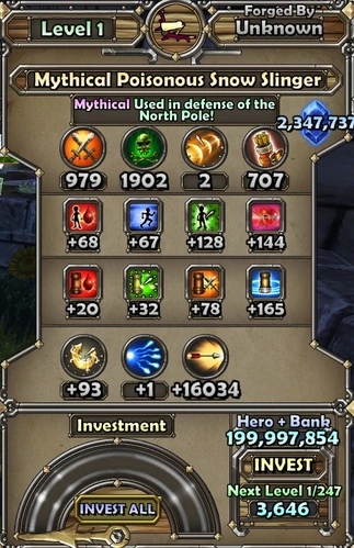 Snow Slinger | Dungeon Defenders Wiki | Fandom