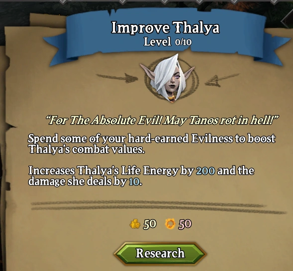 Improve Thalya | Dungeon 3 Wiki | Fandom