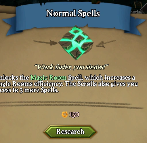 Normal Spells Research | Dungeon 3 Wiki | Fandom