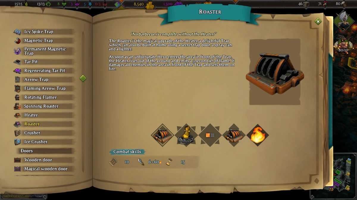 Roaster | Dungeon 3 Wiki | Fandom