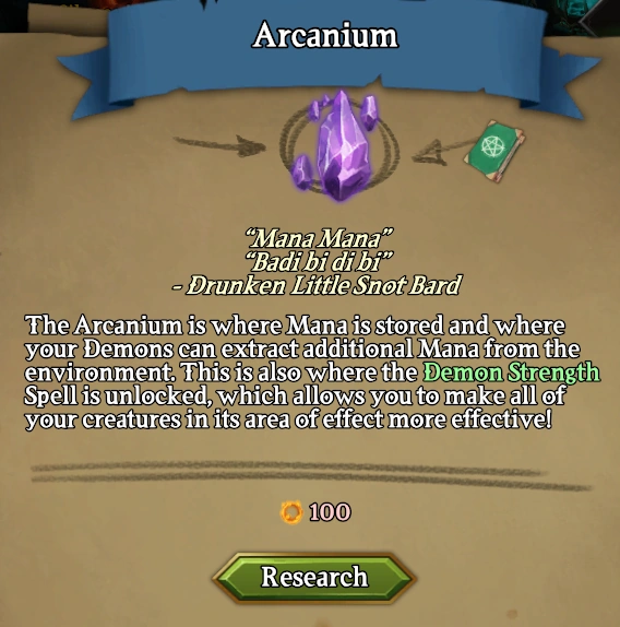 Arcanium Research | Dungeon 3 Wiki | Fandom
