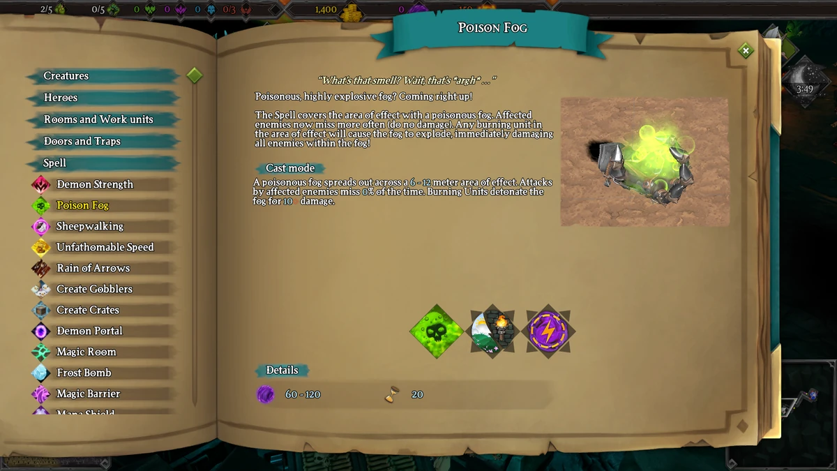 Poison Fog | Dungeon 3 Wiki | Fandom