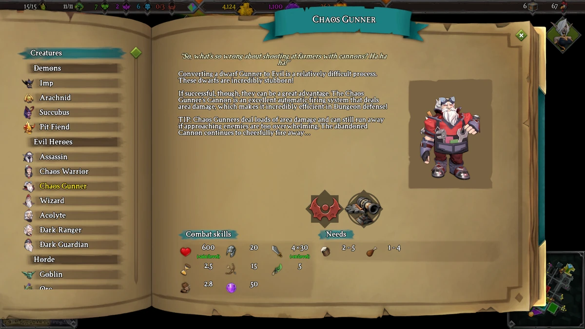 Chaos Gunner | Dungeon 3 Wiki | Fandom