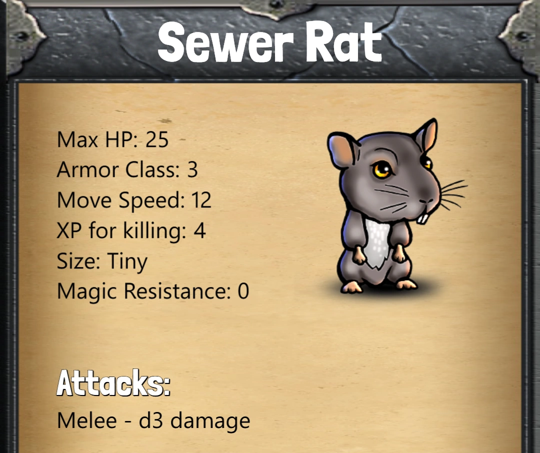 Sewer Rat | Dungeon of Slyn Wiki | Fandom