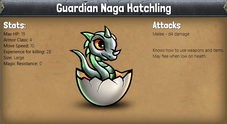 Guardian Naga Hatchling | Dungeon of Slyn Wiki | Fandom
