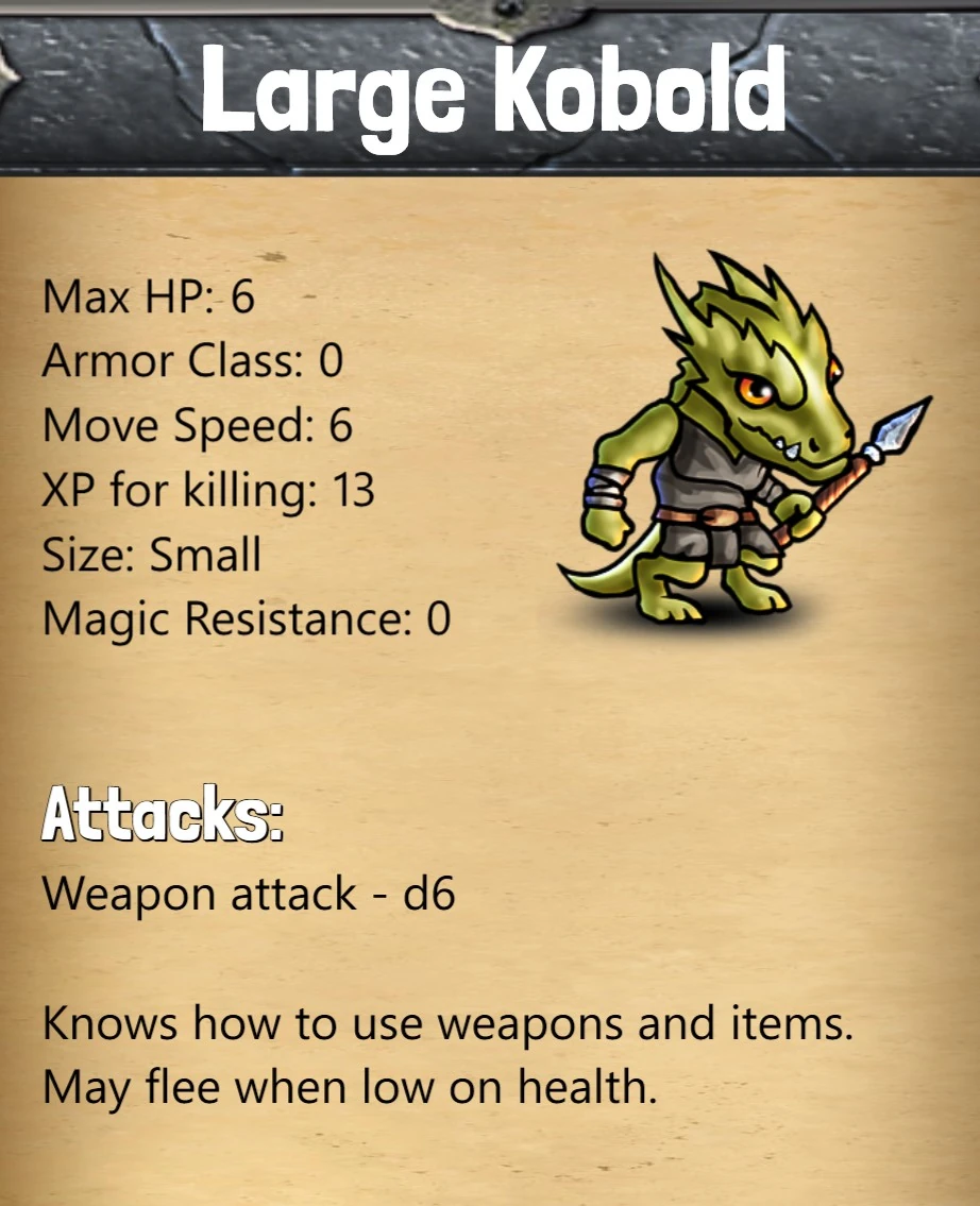 Large Kobold | Dungeon of Slyn Wiki | Fandom