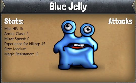Blue Jelly | Dungeon of Slyn Wiki | Fandom