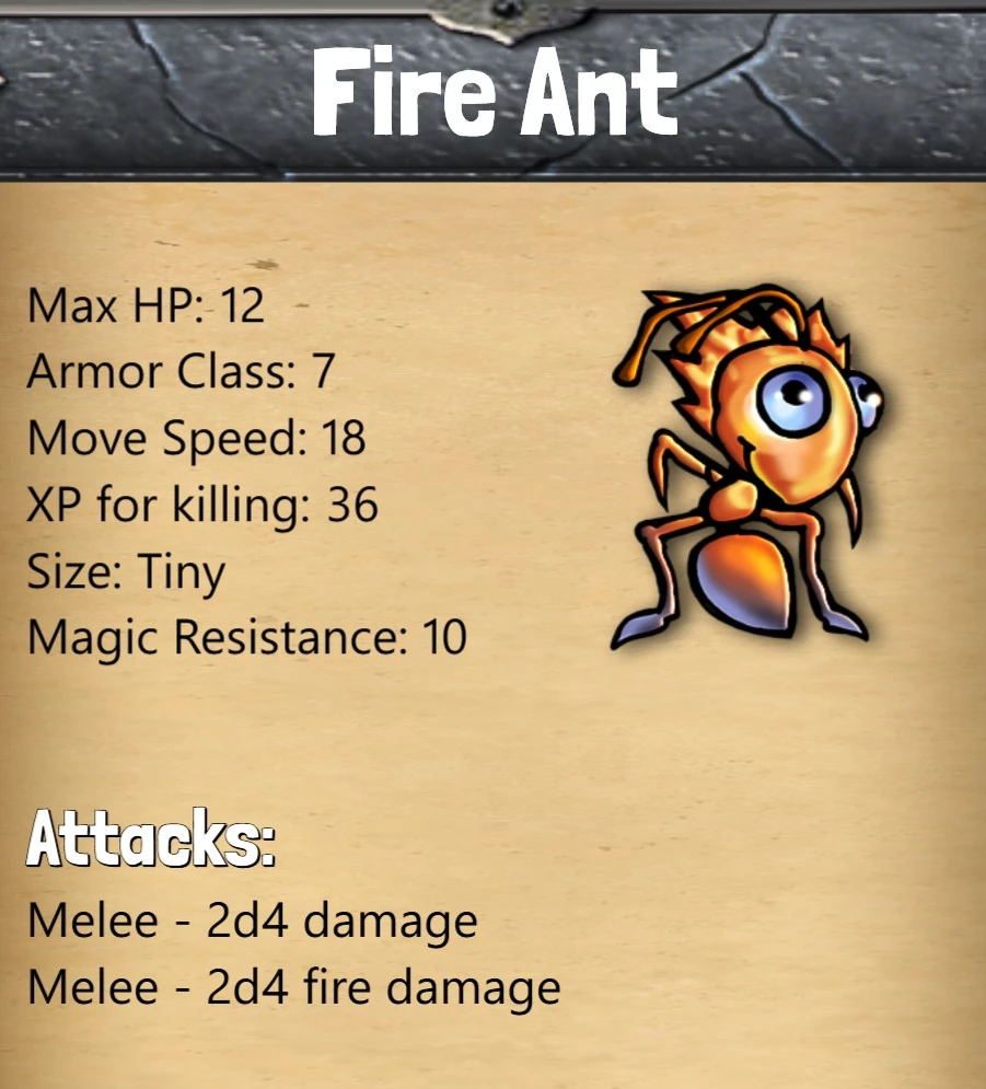 Fire Ant | Dungeon of Slyn Wiki | Fandom