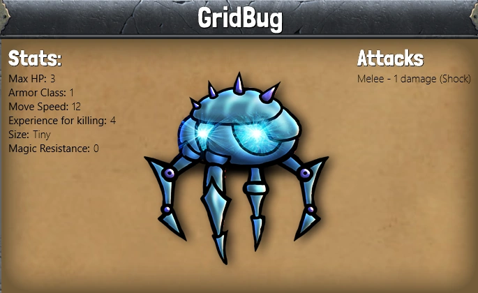 Gridbug | Dungeon of Slyn Wiki | Fandom