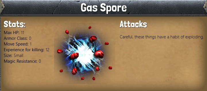 Gas Spore | Dungeon of Slyn Wiki | Fandom