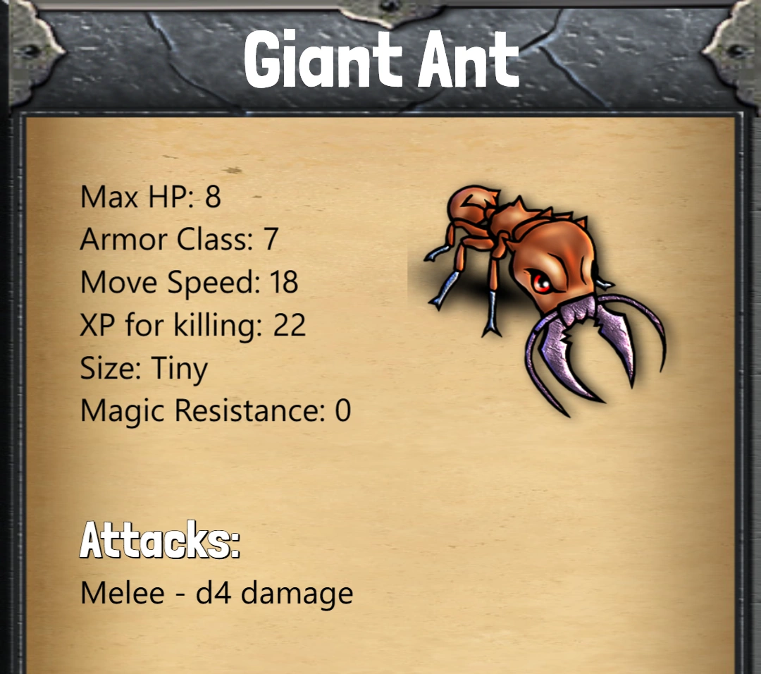 Giant Ant | Dungeon of Slyn Wiki | Fandom