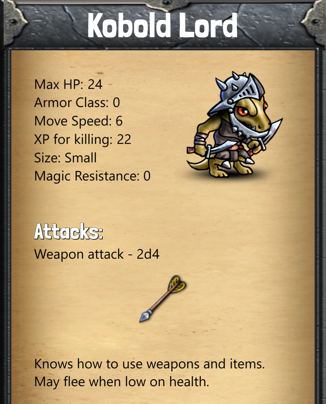 Kobold Lord | Dungeon of Slyn Wiki | Fandom
