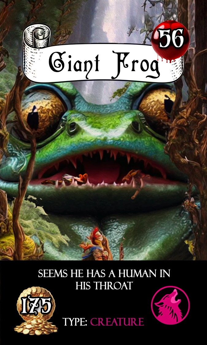 Giant Frog | Dungeon Path Wiki | Fandom