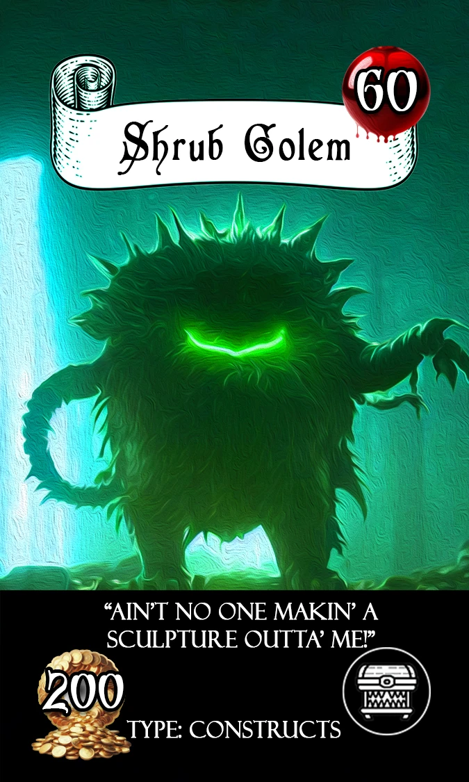 Shrub Golem | Dungeon Path Wiki | Fandom