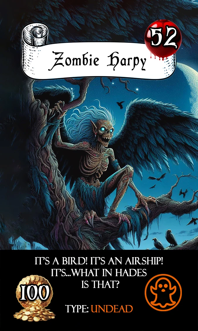 Zombie Harpy | Dungeon Path Wiki | Fandom