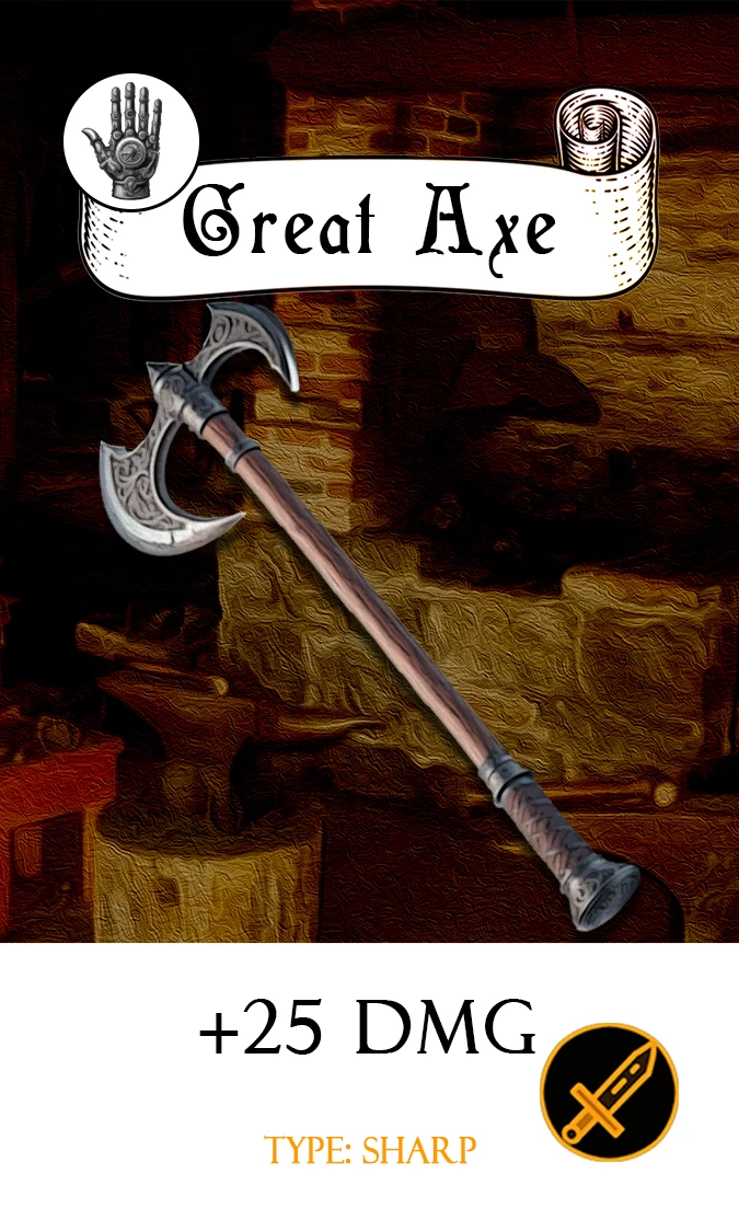 Great Axe | Dungeon Path Wiki | Fandom