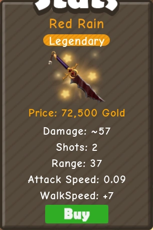 Red Rain | Dungeon Simulator ROBLOX Wiki | Fandom