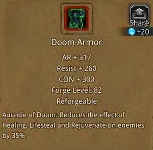 Doom Armor | Dungeon Survivor II Wiki | Fandom