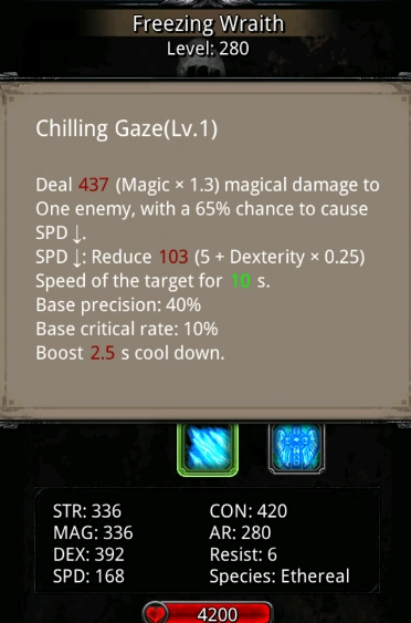 Freezing Wraith | Dungeon Survivor II Wiki | Fandom