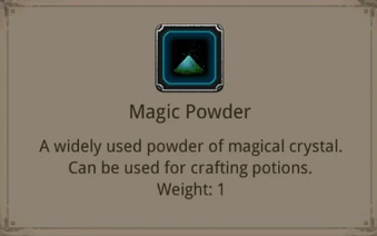 Magic Powder | Dungeon Survivor II Wiki | Fandom