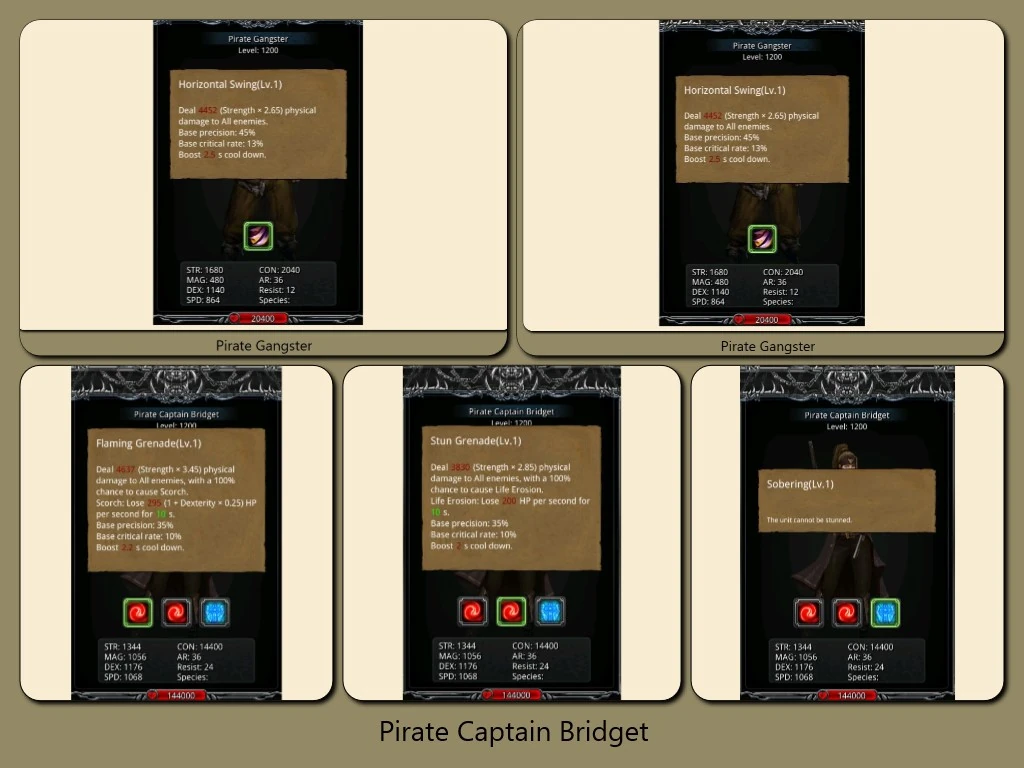 Pirate Captain Bridget | Dungeon Survivor II Wiki | Fandom