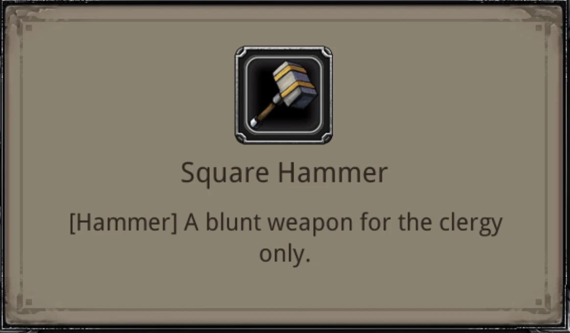 Square Hammer | Dungeon Survivor II Wiki | Fandom