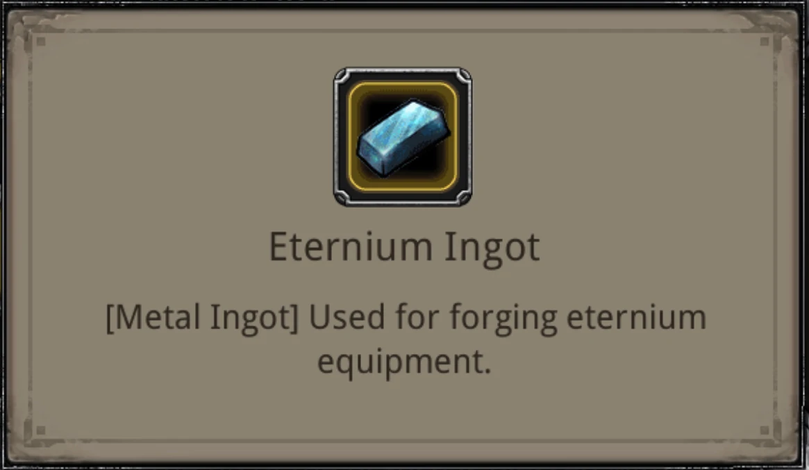 Eternium Ingots | Dungeon Survivor II Wiki | Fandom