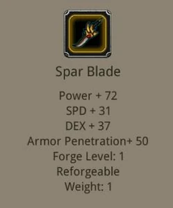 Spar Blade | Dungeon Survivor II Wiki | Fandom