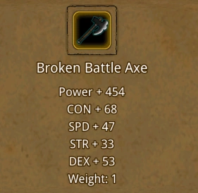 Broken Battle Axe | Dungeon Survivor II Wiki | Fandom