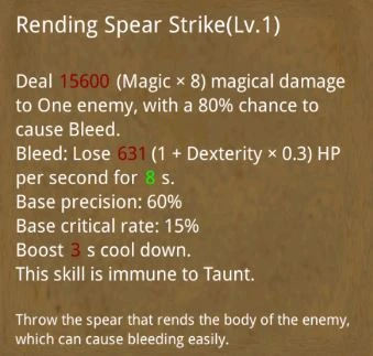 Rending Spear Strike CMG M16 | Dungeon Survivor II Wiki | Fandom