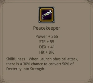 Peacekeeper | Dungeon Survivor II Wiki | Fandom