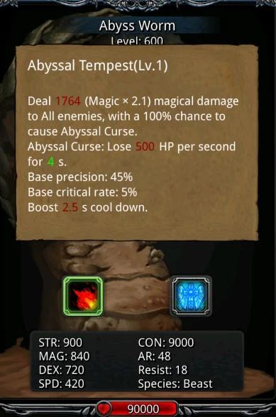 Abyss Worm | Dungeon Survivor II Wiki | Fandom