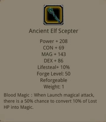 Ancient Elf Scepter | Dungeon Survivor II Wiki | Fandom