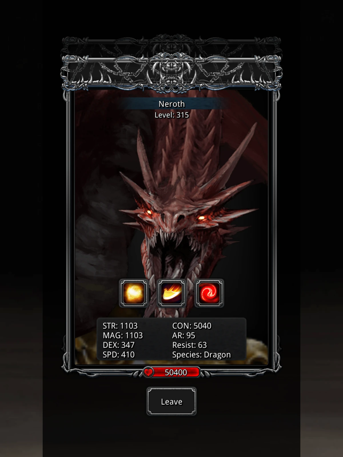 Neroth the Dragon | Dungeon Survivor II Wiki | Fandom