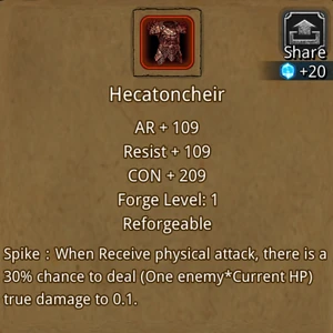 Hecatoncheir | Dungeon Survivor II Wiki | Fandom