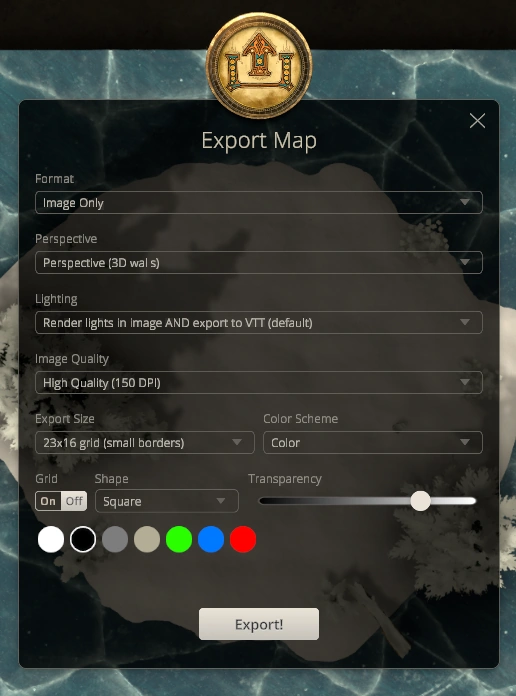 Menu – Export | DungeonAlchemist Wiki | Fandom