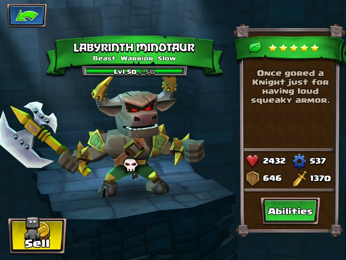 Labyrinth Minotaur | Dungeon Boss Wiki | Fandom