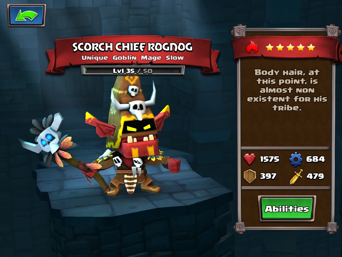 Scorch Chief Rognog | Dungeon Boss Wiki | Fandom