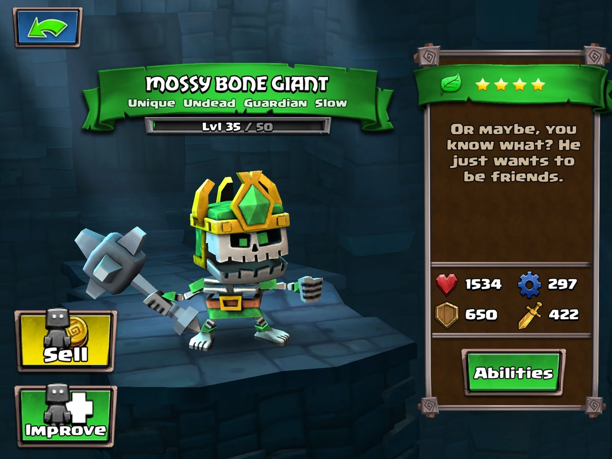 Mossy Bone Giant | Dungeon Boss Wiki | Fandom