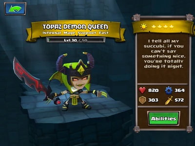 Topaz Demon Queen | Dungeon Boss Wiki | Fandom