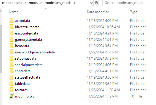 Mod Packages | Dungeonmans Wiki | Fandom